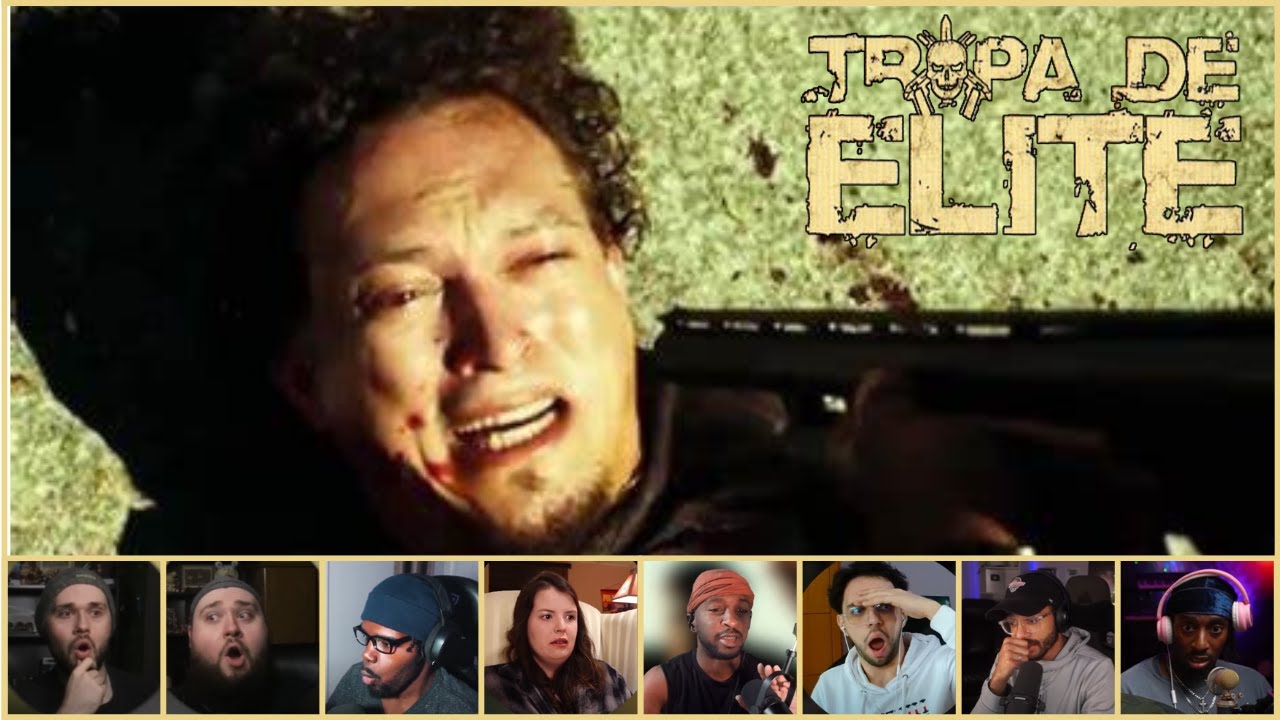 Gringos reagindo ao FINAL DE TROPA DE ELITE (ATIVE AS LEGENDAS) - YouTube