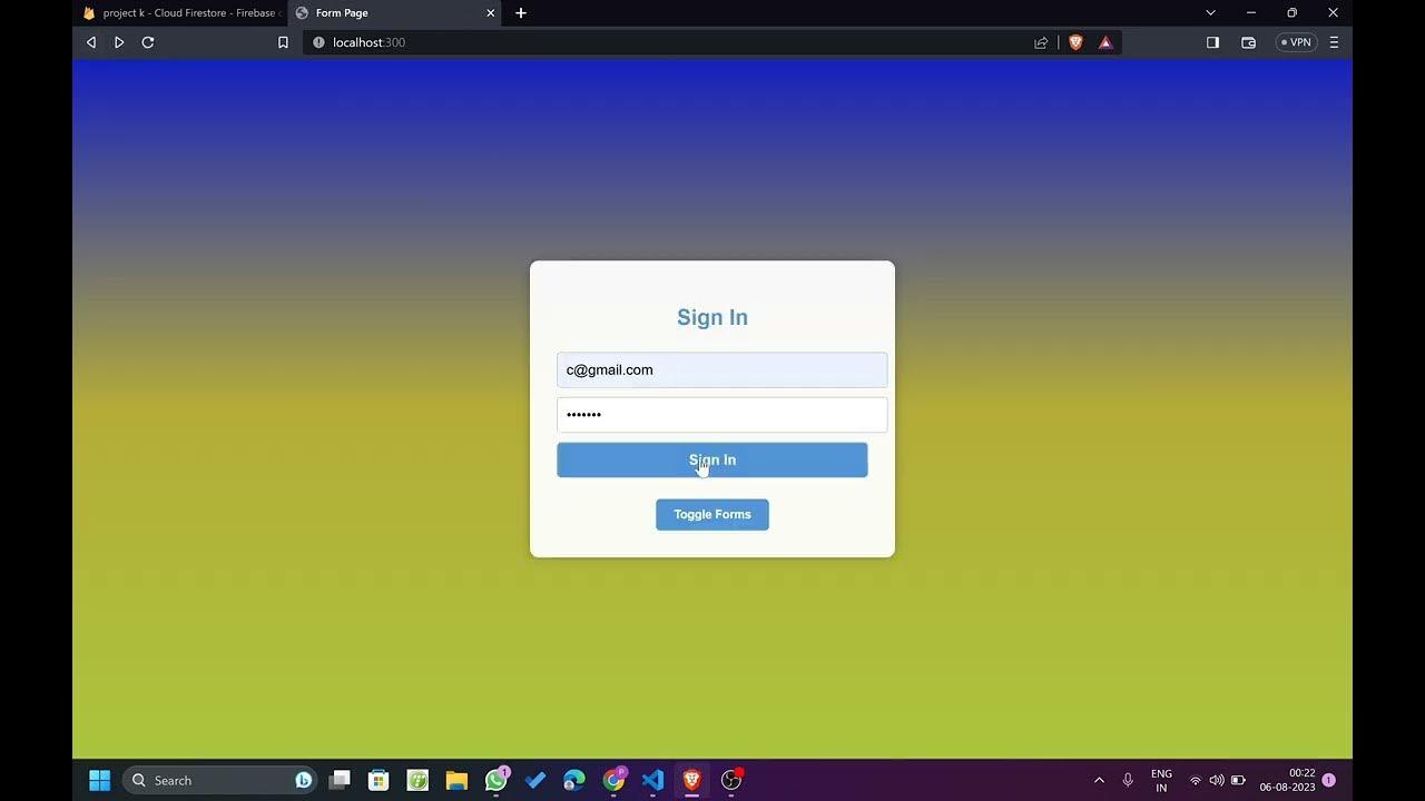 Login || Signup || EXPRESSJS || FireBase Connection || - YouTube