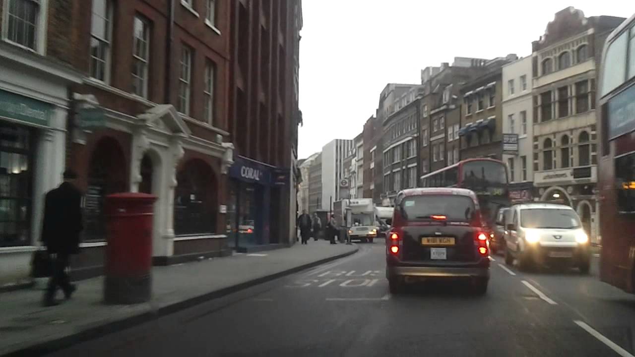Driving in London - London Bridge to Elephant and Castle - YouTube