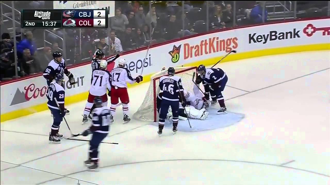 Blue Jackets @ Avalanche Highlights 10/24/15 - YouTube