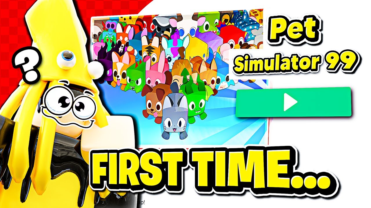 I Played "Pet Simulator 99" for the FIRST TIME... (Funny Moments) - YouTube