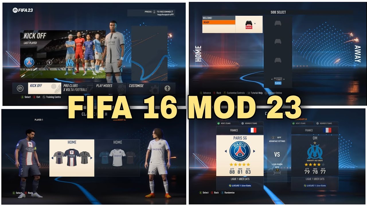 Test Review Fifa 16 mod 23, MODE PS5 BY ARSENDAL ️🤍 - YouTube
