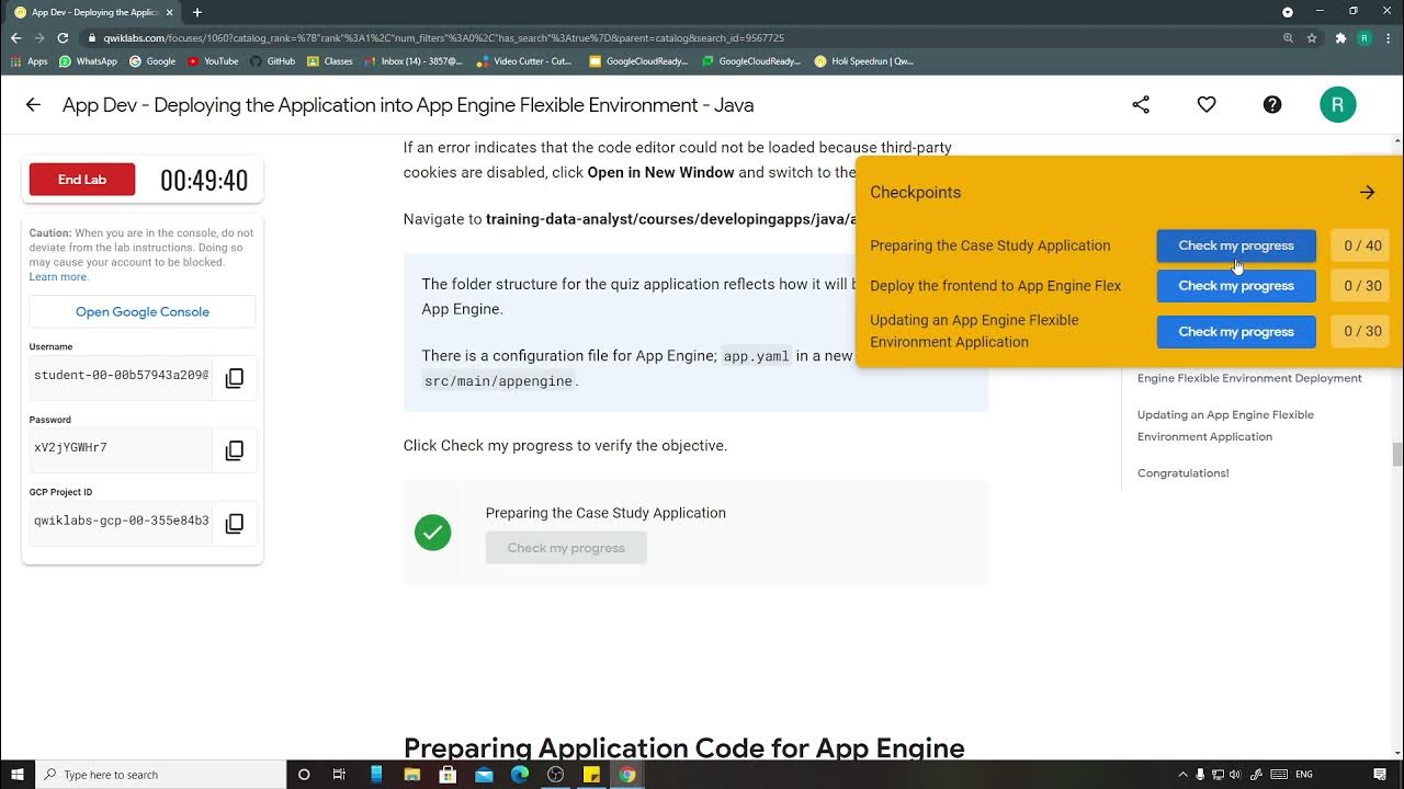 App Dev - Deploying the Application into App Engine Flexible Environment - Java | Qwiklabs ...