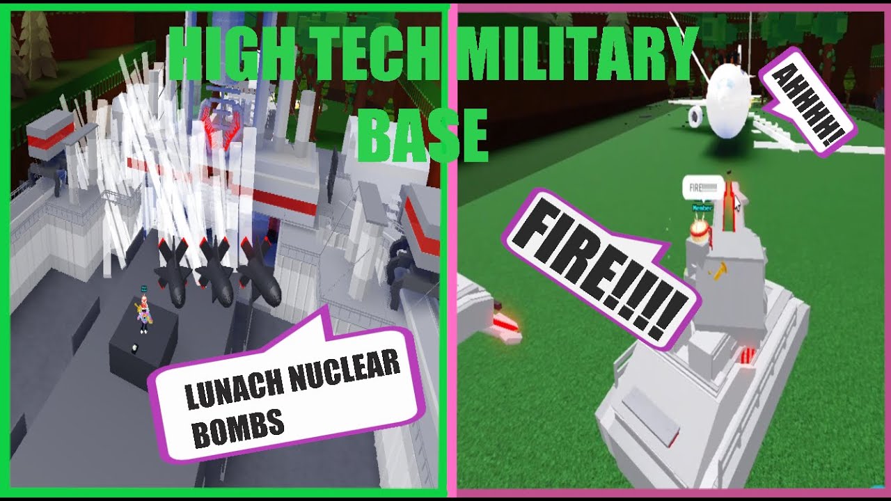 HIGH TECH MILITARY BASE *DESTROYS ANYTHING* OVERPOWERED TANKS AND ...