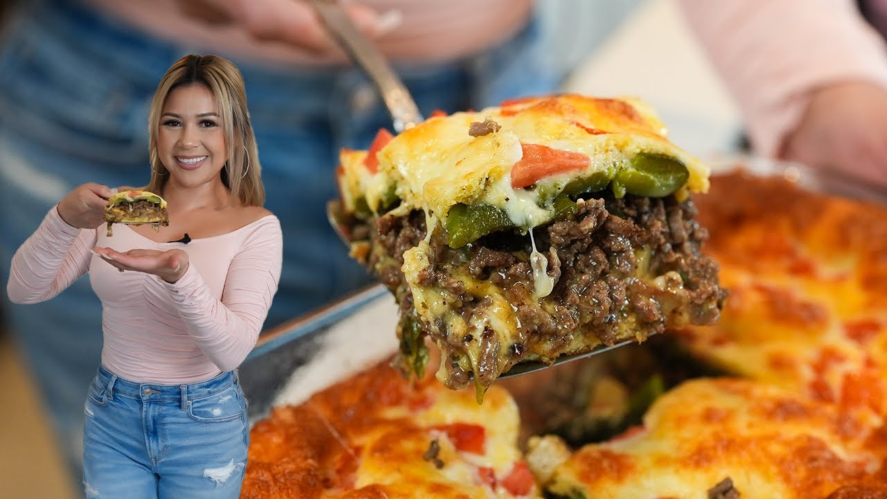 Cheesy Beefy STUFFED CHILE RELLENO CASSEROLE - YouTube
