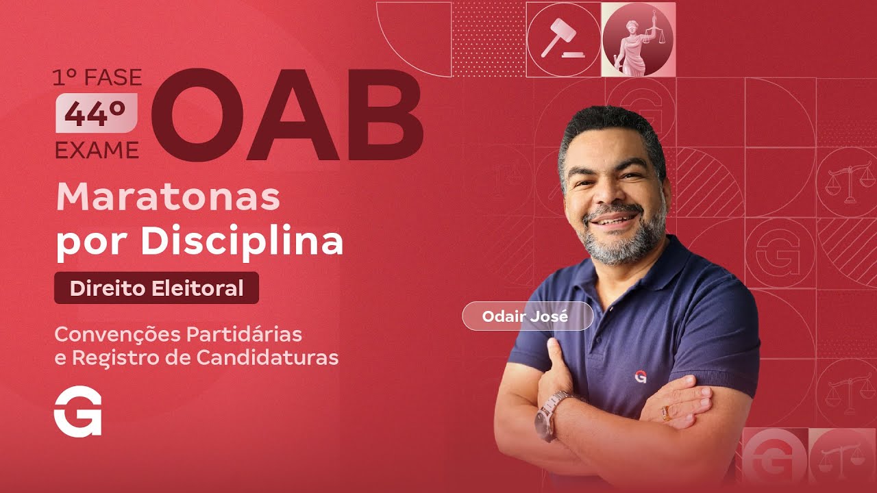 1ª fase do 44º Exame OAB: Direito Eleitoral: Convenções Partidárias e ...
