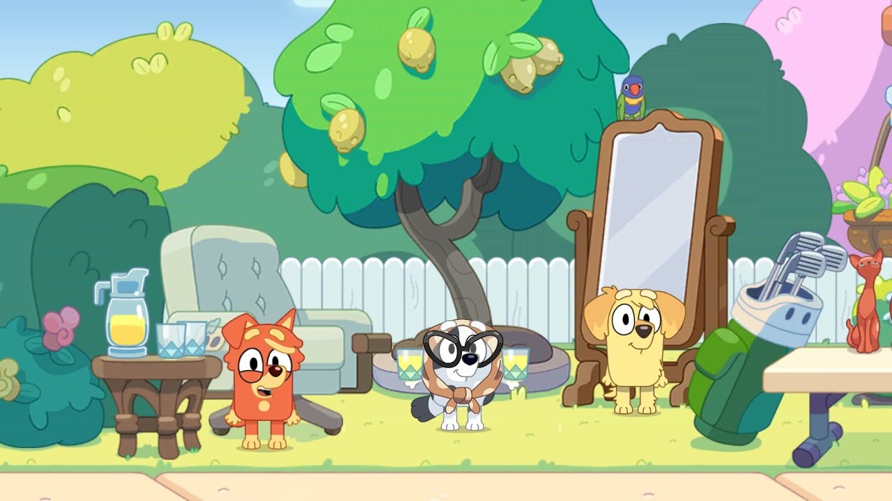 Bluey: Granny Muffin's Lemonade Party in the Front Yard || 05 - YouTube