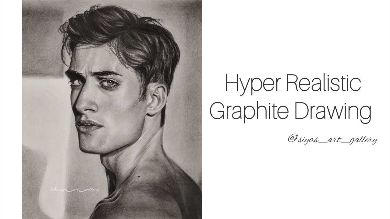 Hyper Realistic Graphite Pencil Portrait Drawing # ...