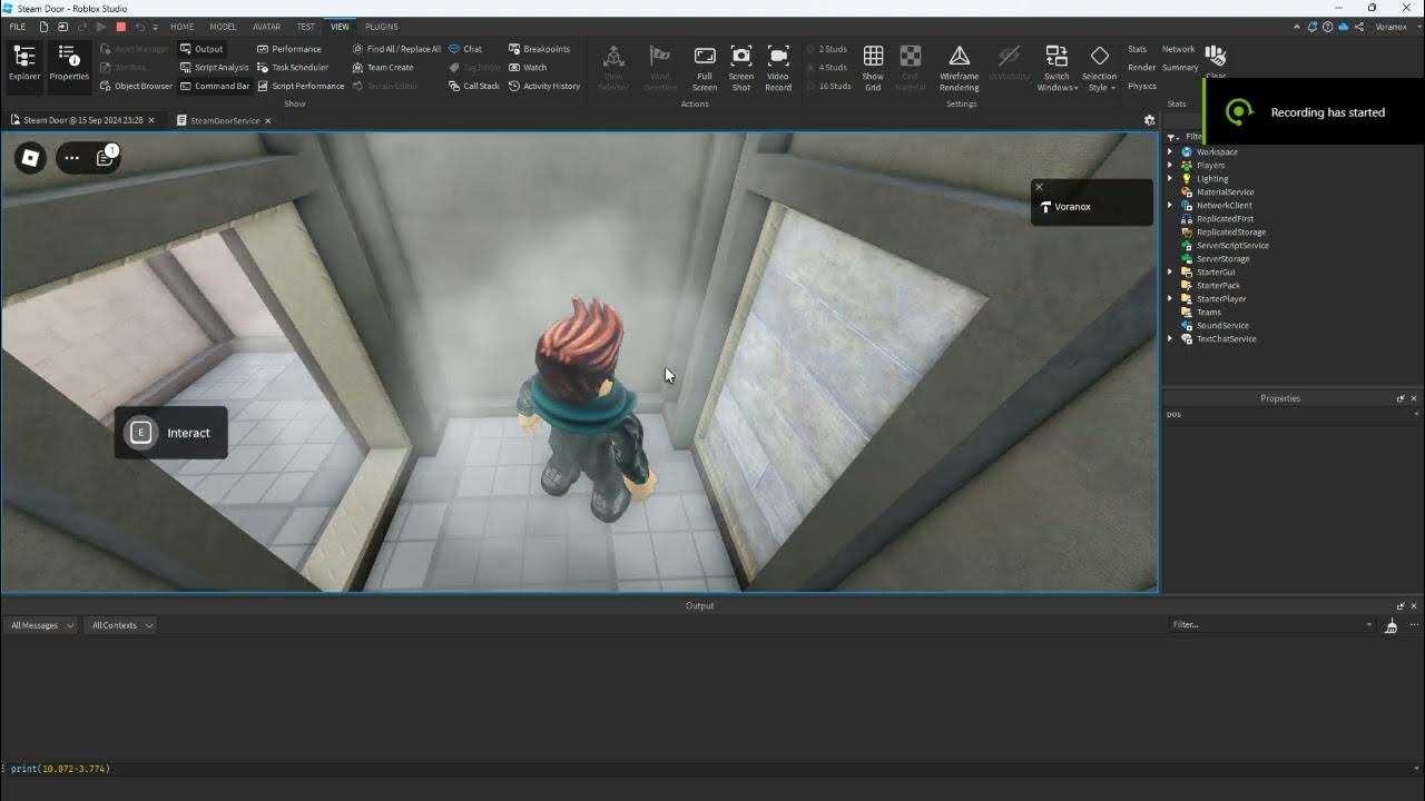 Steam Door (Showcase) | Roblox studio - YouTube