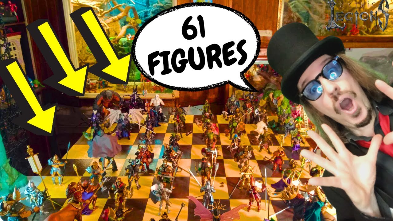 Mythic Legions Collection Walkthrough - 61 Figures!!! - YouTube