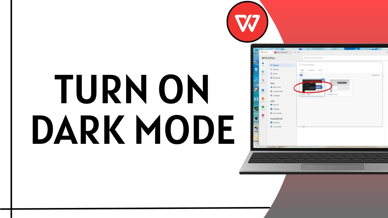 How To Enable Dark Mode On WPS Office 2025 | Easy Settings Tutorial ...