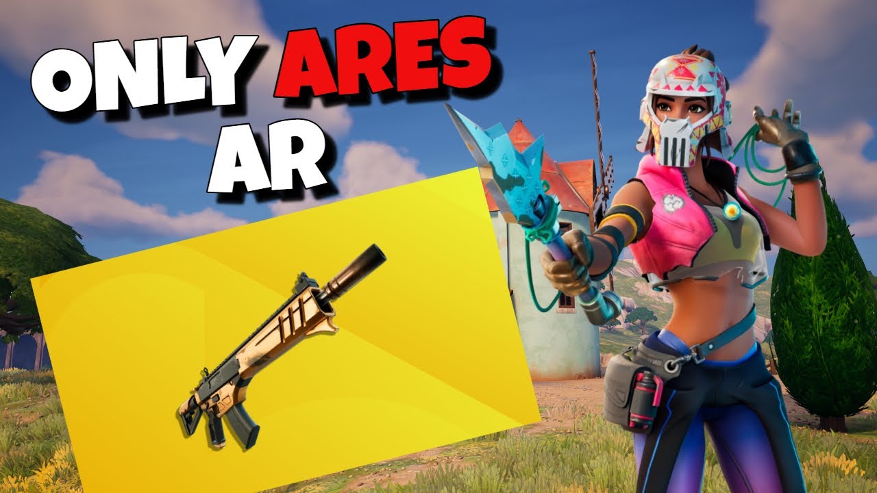 *ONLY* ARES Warforged AR CHALLENGE ve FORTNITE! Zbraně z bossů #3 - YouTube