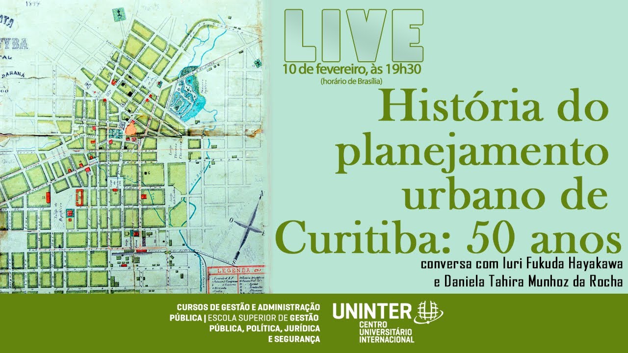 Live: História do planejamento urbano de Curitiba: 50 anos - YouTube