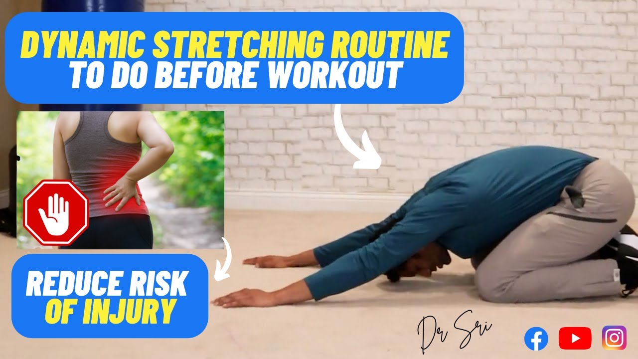 Simple Dynamic Stretching Warm Up Routine - Pre Workout Warm Up # ...