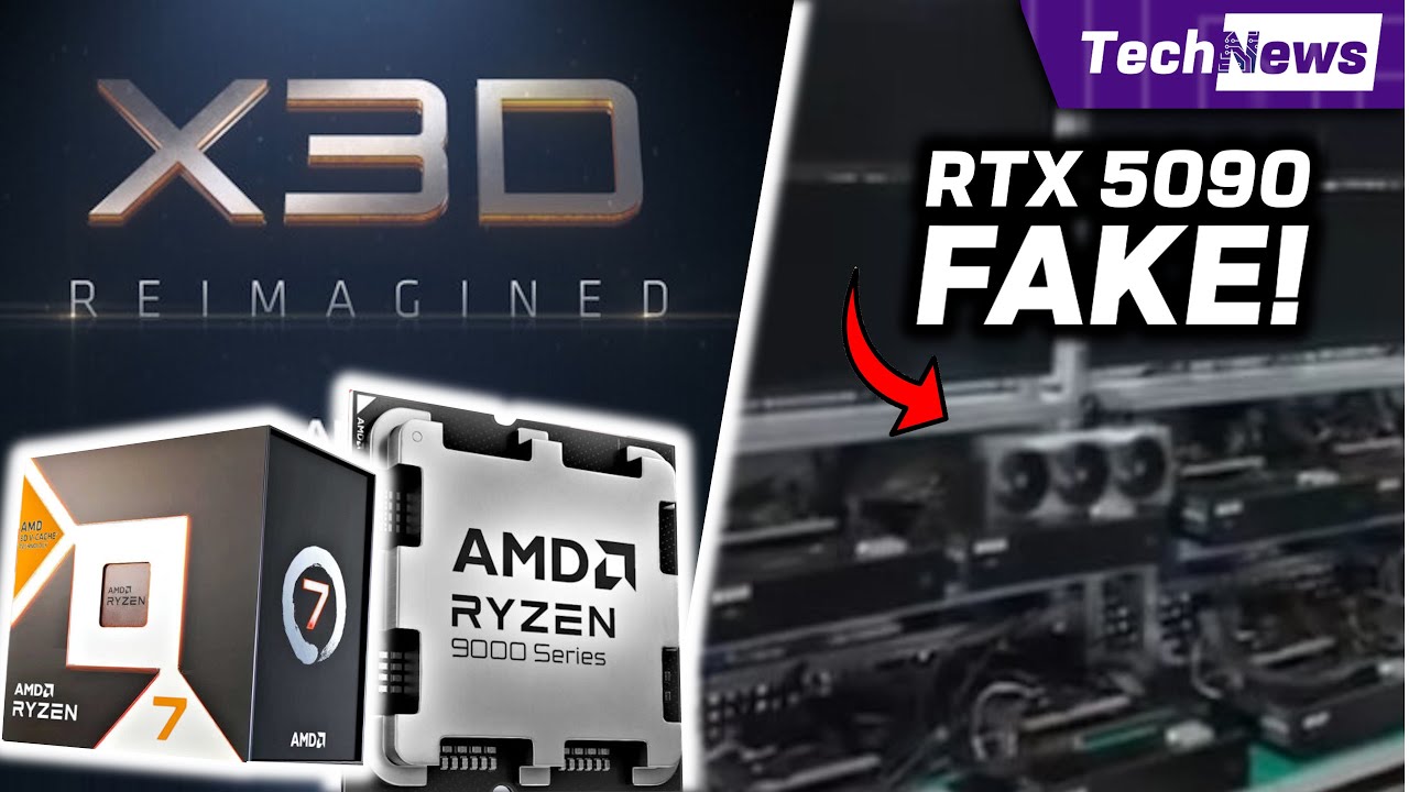 Ryzen 9800X3D offiziell und SCHNELLER als Gedacht? / RTX 5090 Leak war ...
