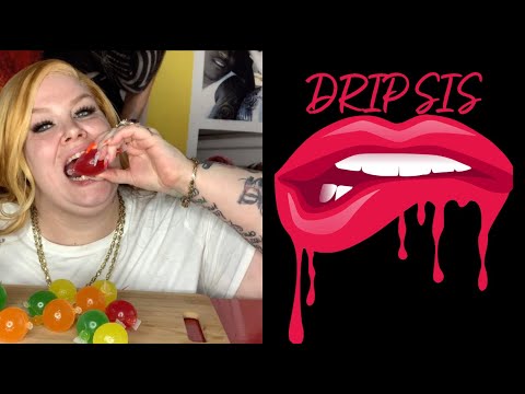 ASMR TIKTOK FRUIT JELLY CHALLENGE (dely-gely) eating sounds mukbang