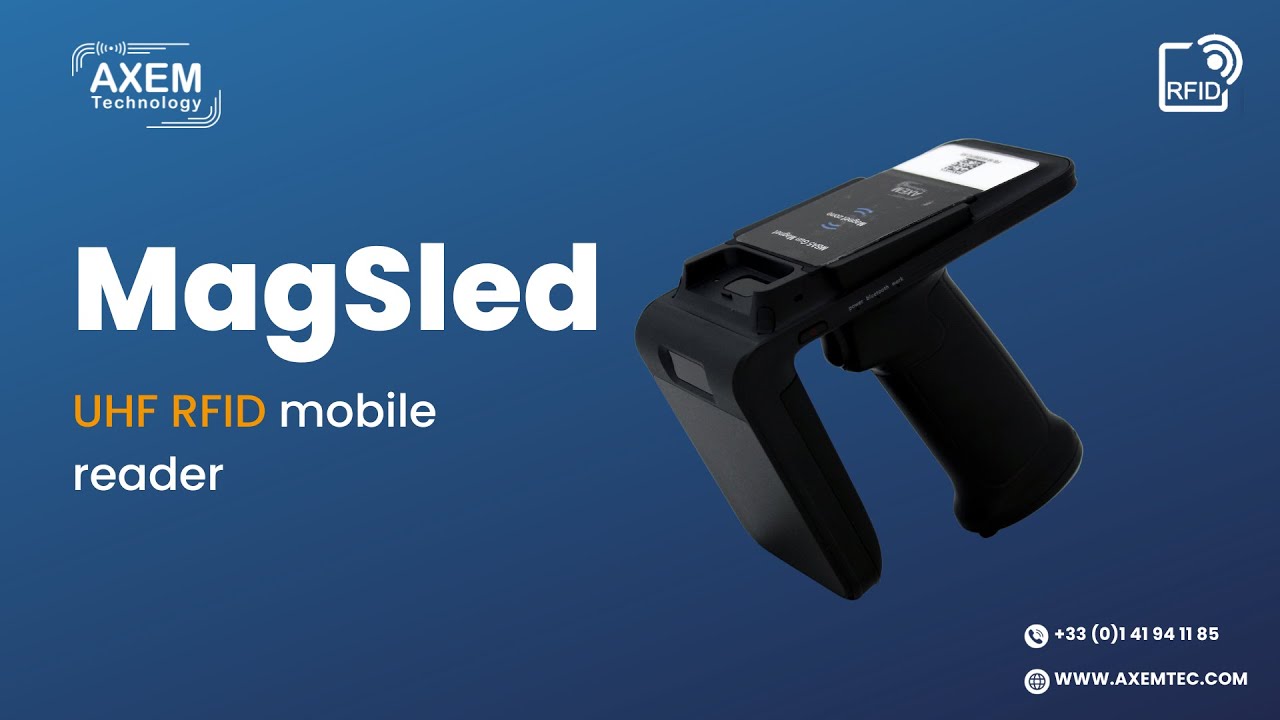 🔎 Discover the MagSled RFID Mobile reader | AXEM Technology - YouTube