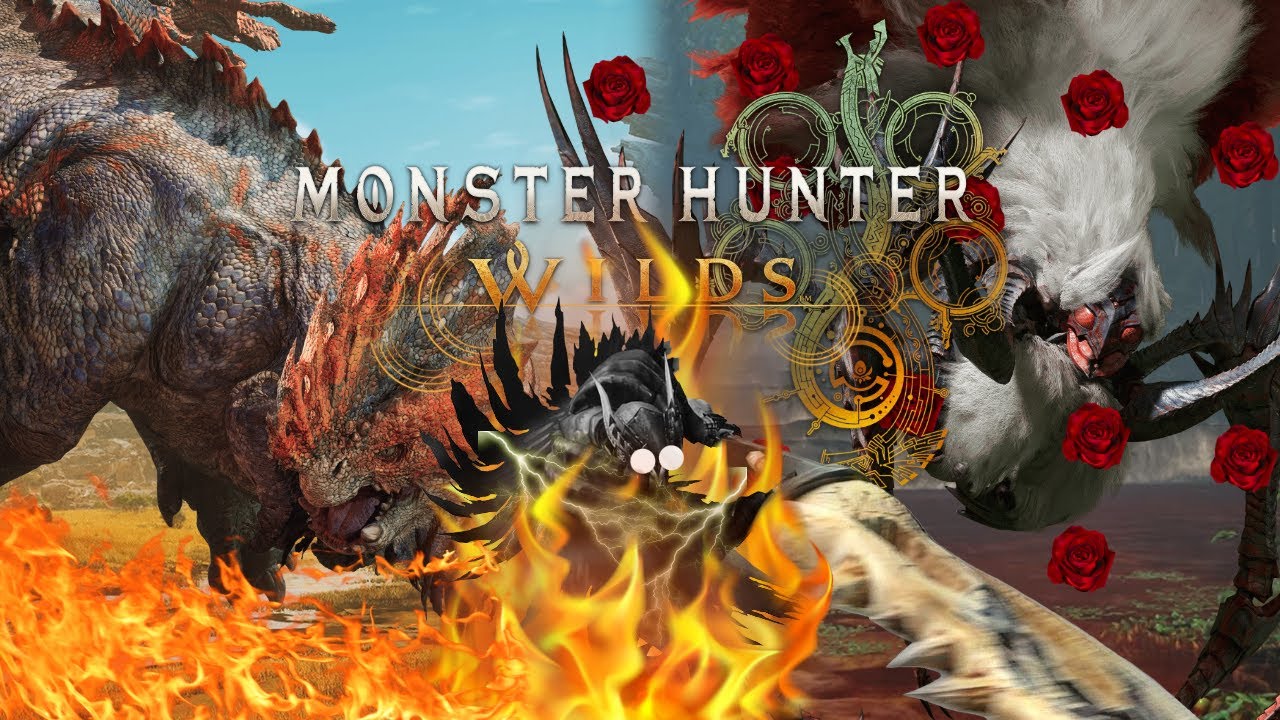 A Fire chicken and Rose spider - Monster Hunter Wilds - Quematrice and ...