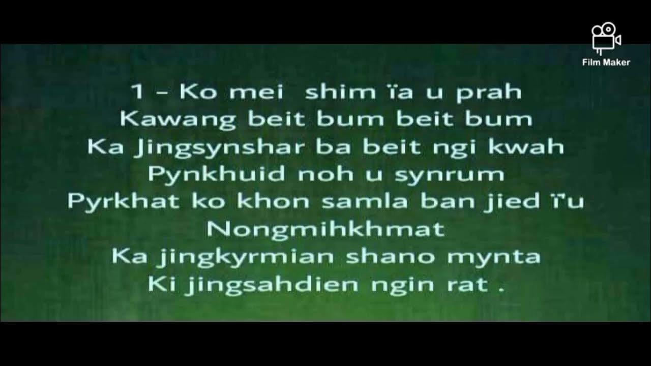 Ka jingrwai Kongdeng kongnah ha u Prah:(VPP) @ With lyrics song. - YouTube