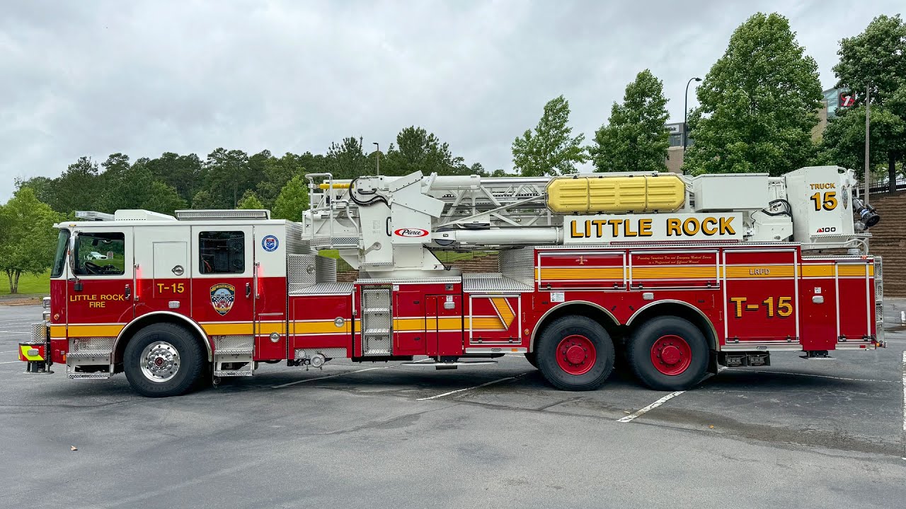 Truck Walk-Around: Little Rock Fire Department 2023 Pierce Enforcer 100 ...