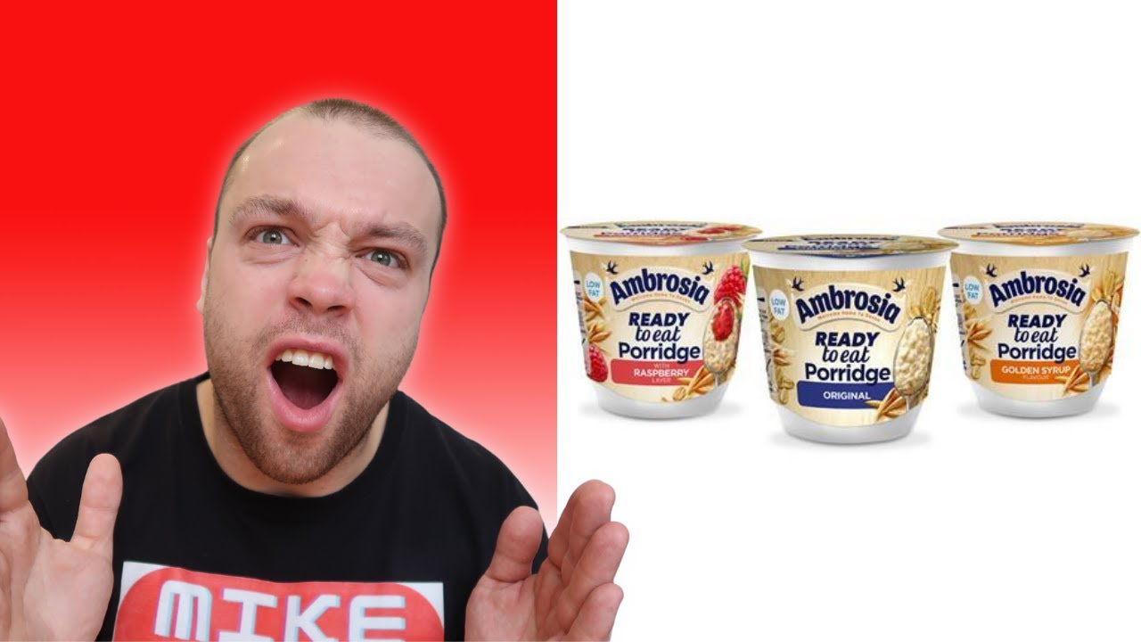 Ambrosia Ready To Eat Porridge Raspberry & Golden Syrup | NEW | ASDA ...