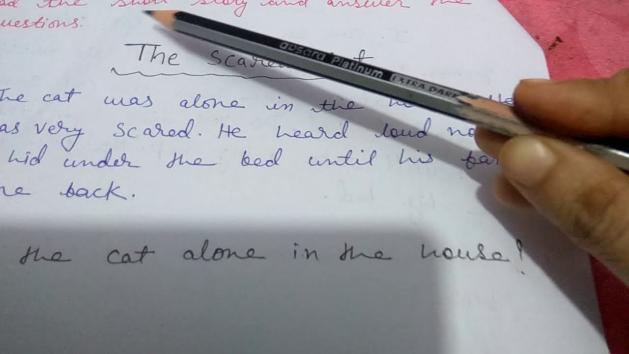 Reading practice | Comprehension |English for ukg | class 1 ...