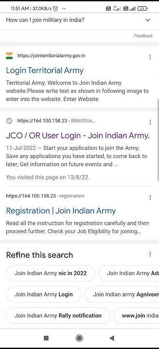 Authentication failed join indian army #army login problem - YouTube