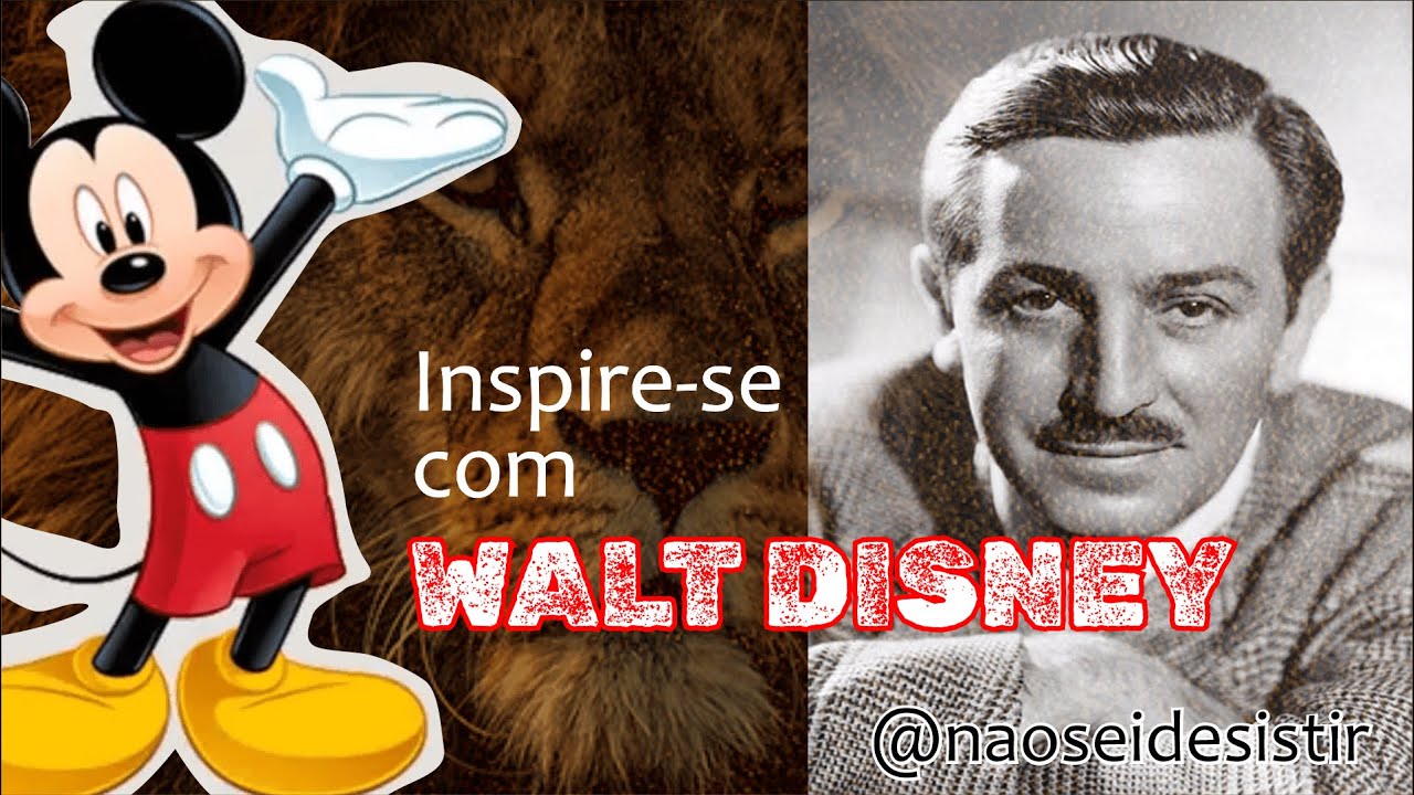 Walt Disney História - Inspiração - YouTube