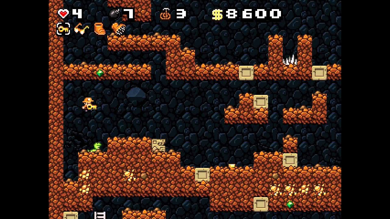 Let's Play Spelunky Classic - Episode 18 - Behold The Ankh - YouTube