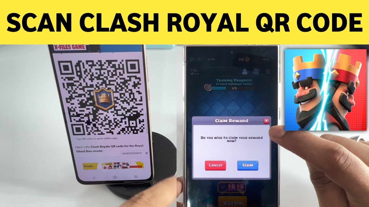 How To Scan Clash Royale QR Code - 2025 - YouTube