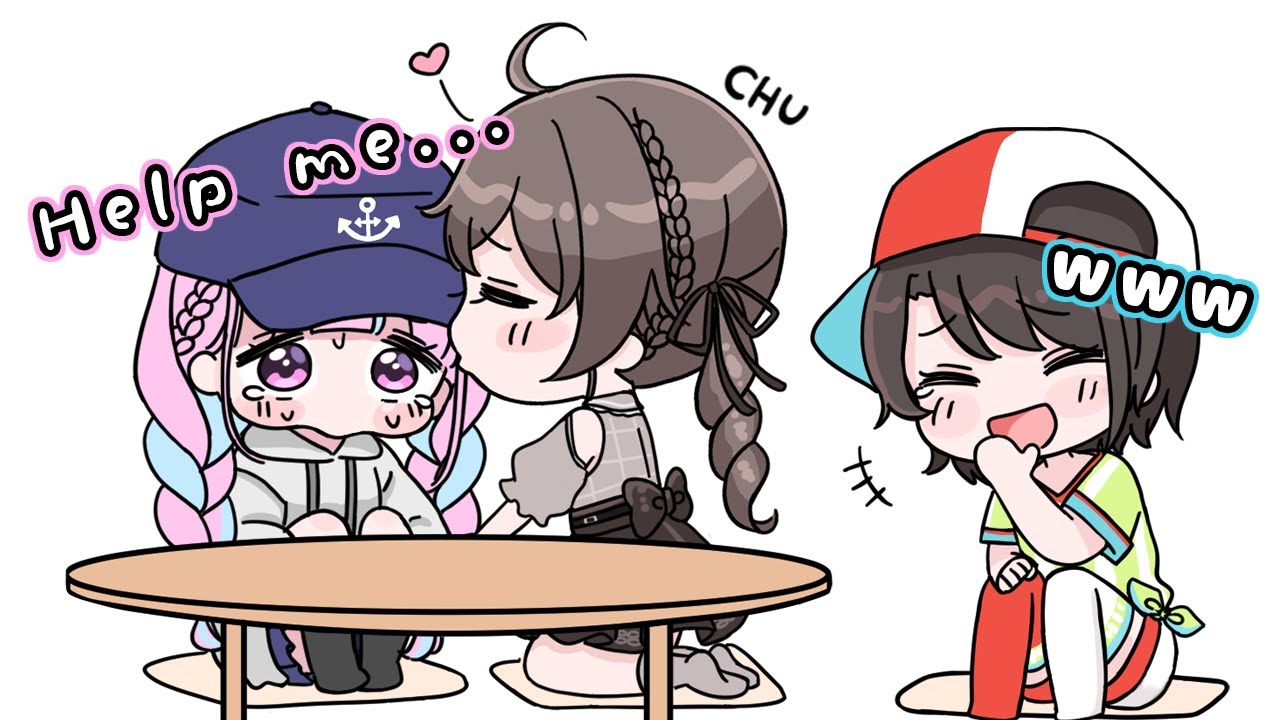 Aqua gets cornered by Matsuri and asks for help from Subaru【Animated ...