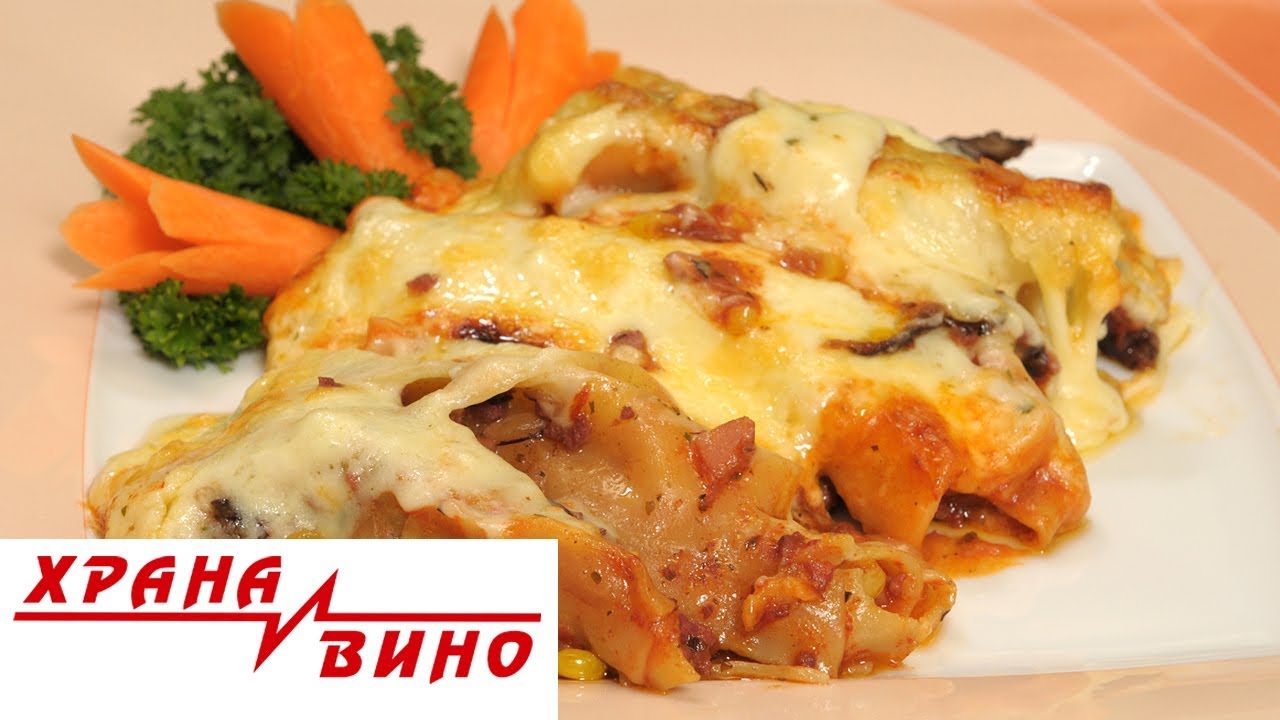 Polneti kaneloni so pcenka i modri slivi | Hrana i Vino MKD - YouTube