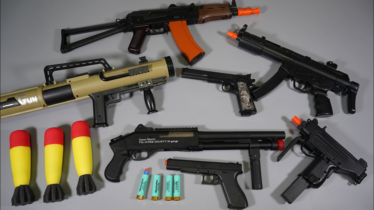 M870 Shell ejecting -Toy Gun -Rocket Launchers-AK74U Airsoft Gun-BBGun ...