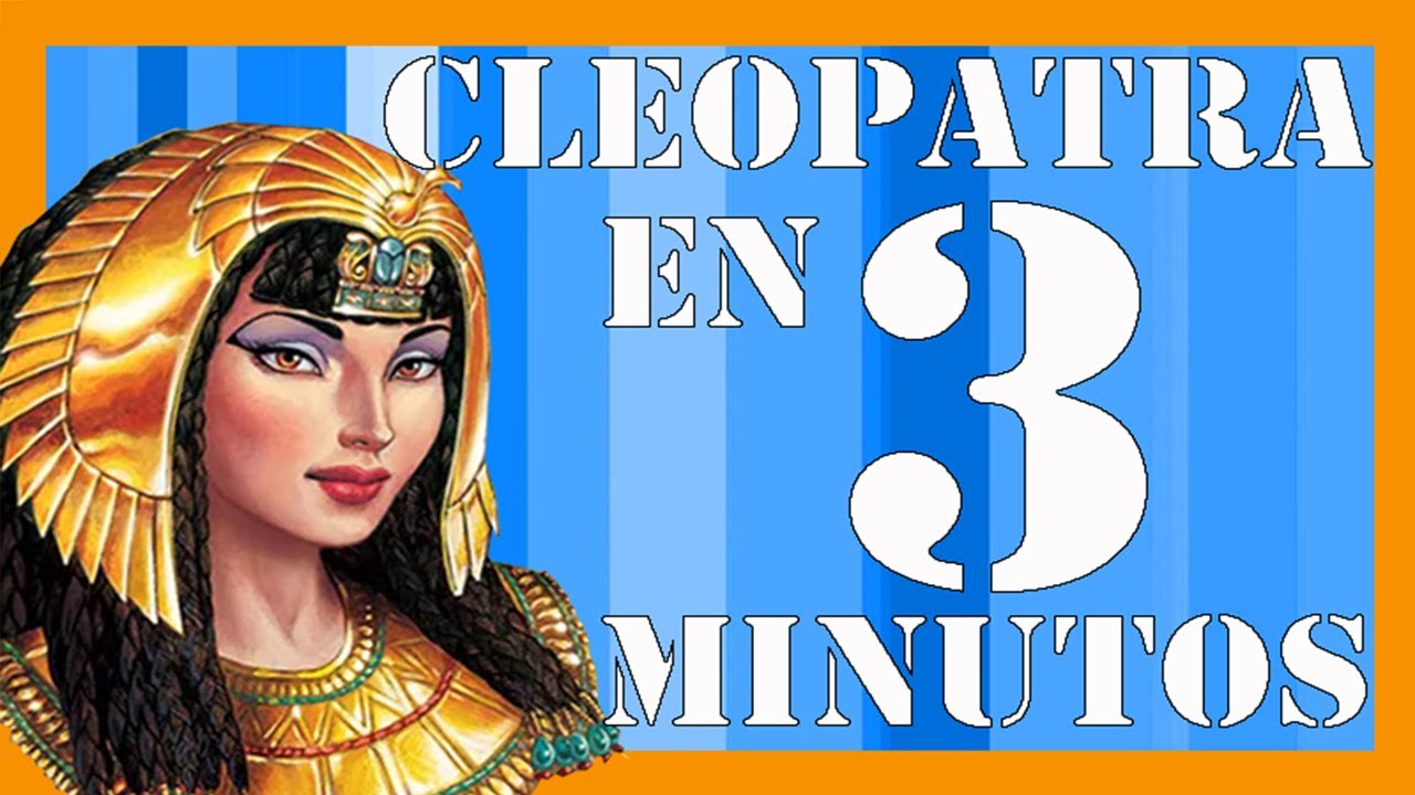 🐍Cleopatra en 3 minutos🐍 La última faraona del Antiguo Egipto - YouTube