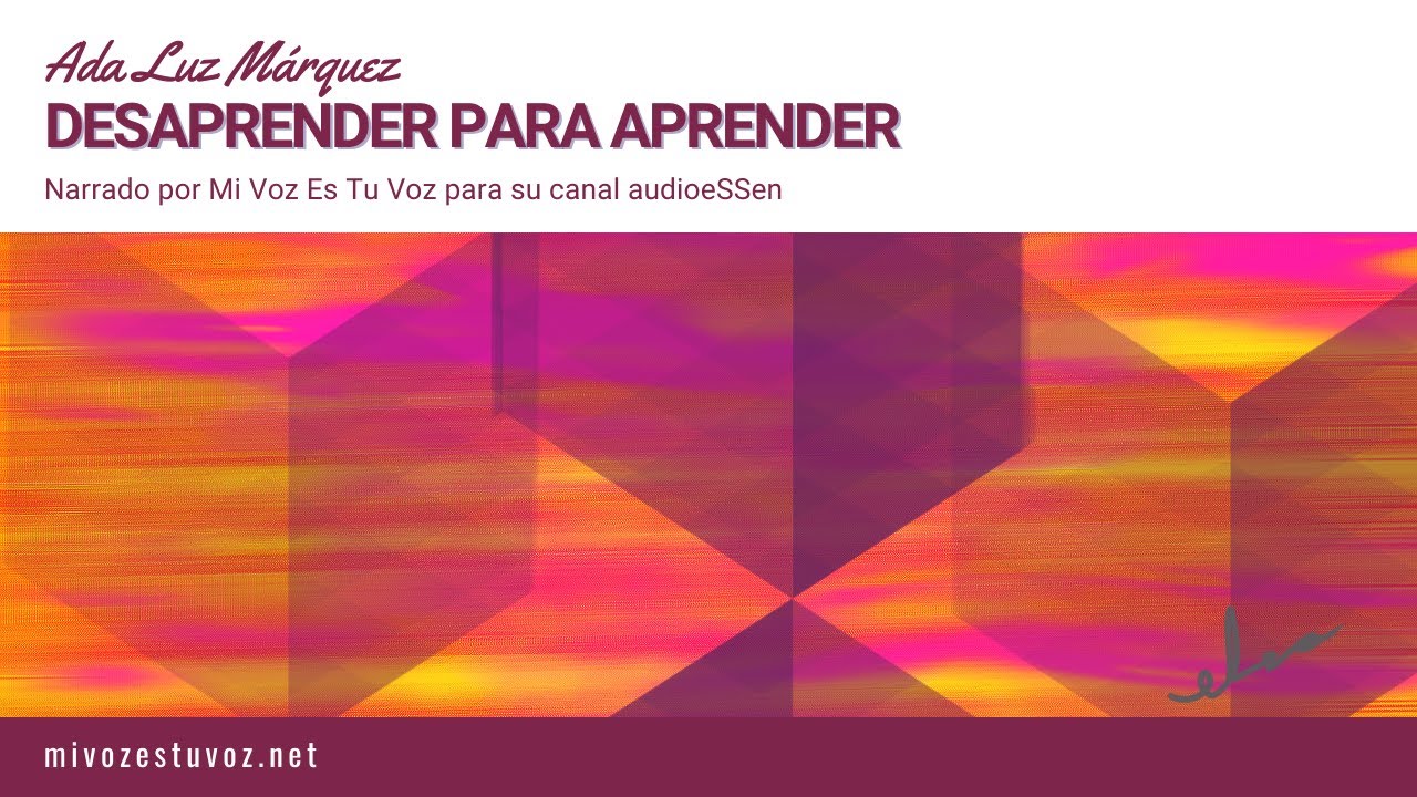 DESAPRENDER PARA APRENDER - YouTube