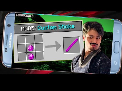 Minecraft but you get custom sticks mod download - YouTube