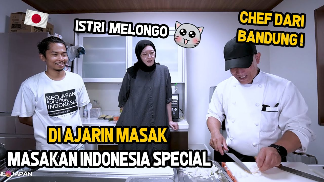 ISTRI JEPANG GK BISA MASAK ! LANGSUNG KU DATANGKAN CHEF DARI INDONESIA ...