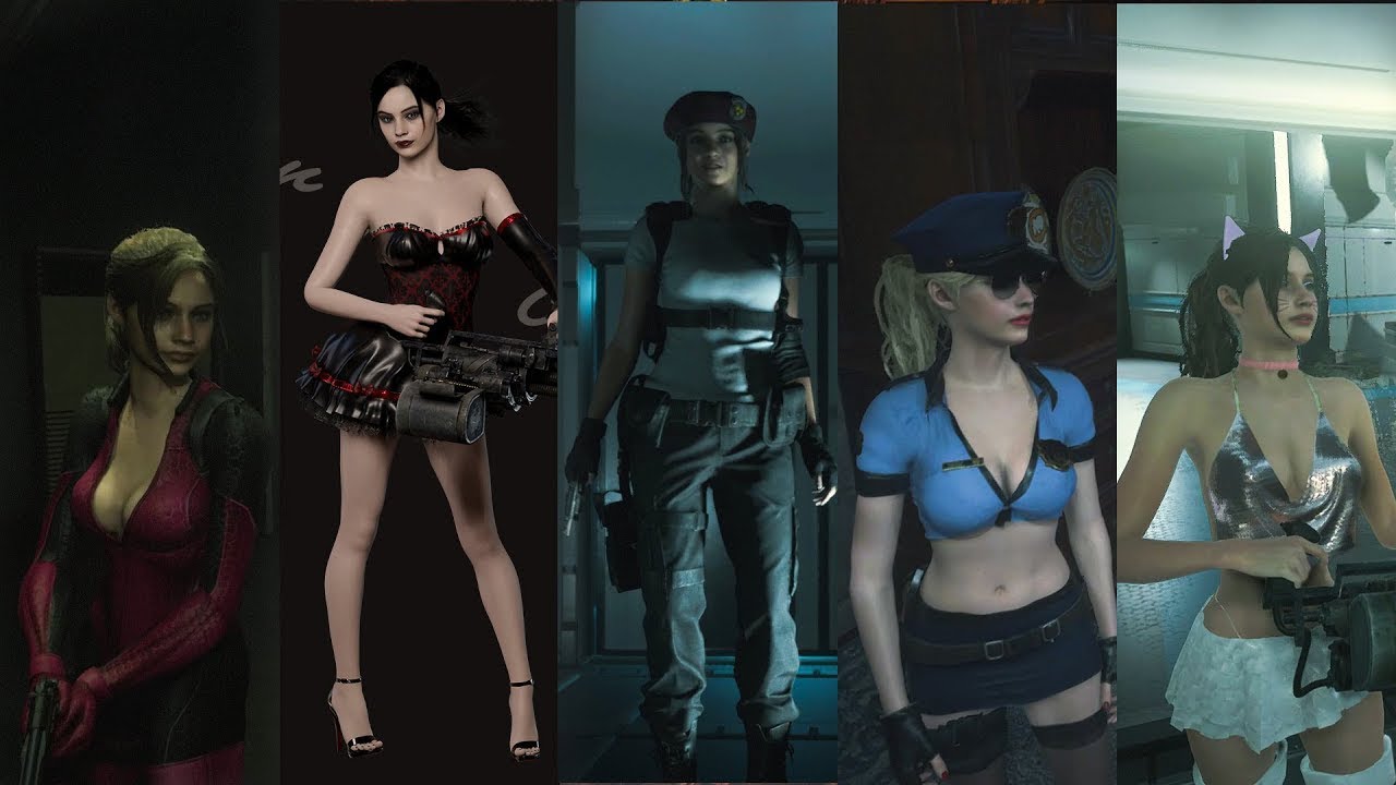 Sex Claire Redfild Resident Evil 2 Remake Top 5 Costume MODS PC - YouTube