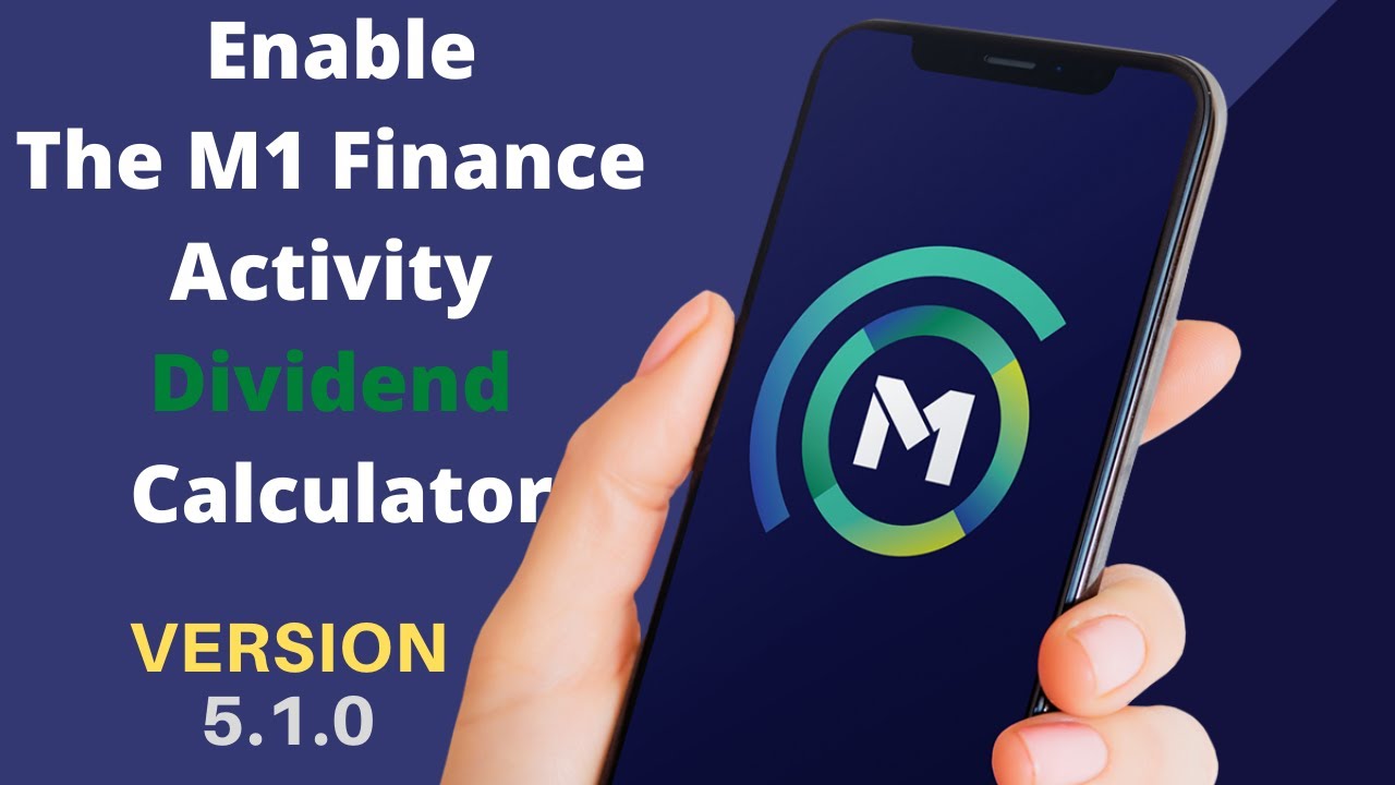 How To Use The New M1 Finance Dividend Activity Feature | Dividend ...
