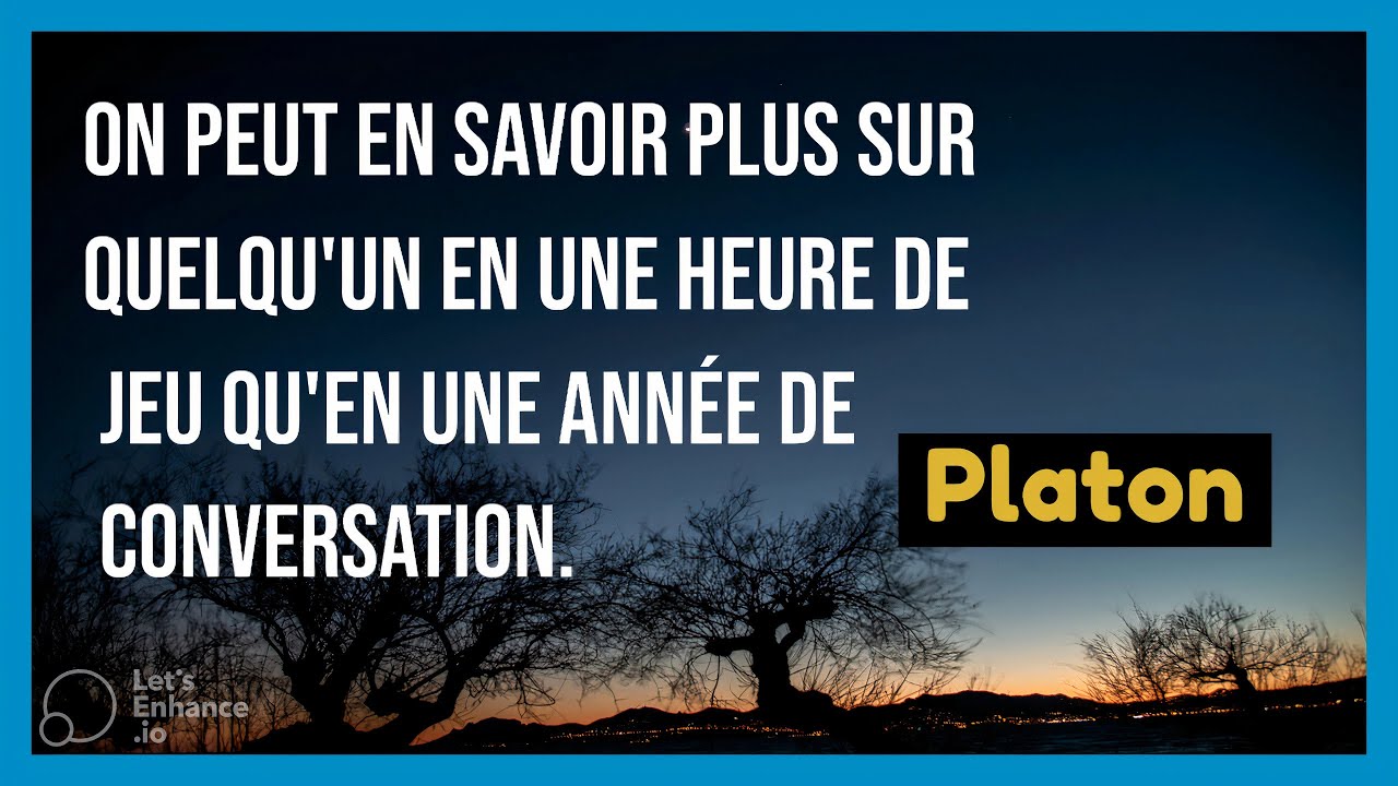 TOP CITATION PLATON SUR LA VIE ET L'AMOUR /ART / MUSIQUE - YouTube