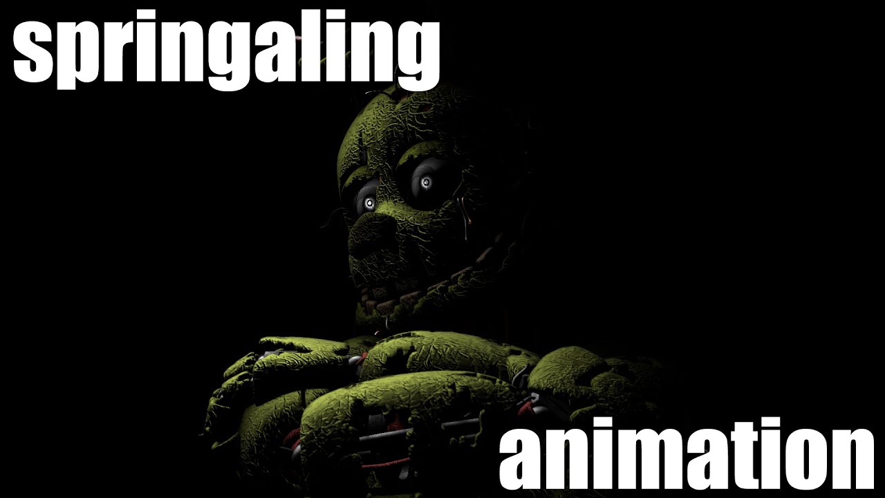 ЧЕРНОВАЯ АНИМАЦИЯ КОМИКСА FNAF 3 - Five Nights at Freddy's (springaling ...