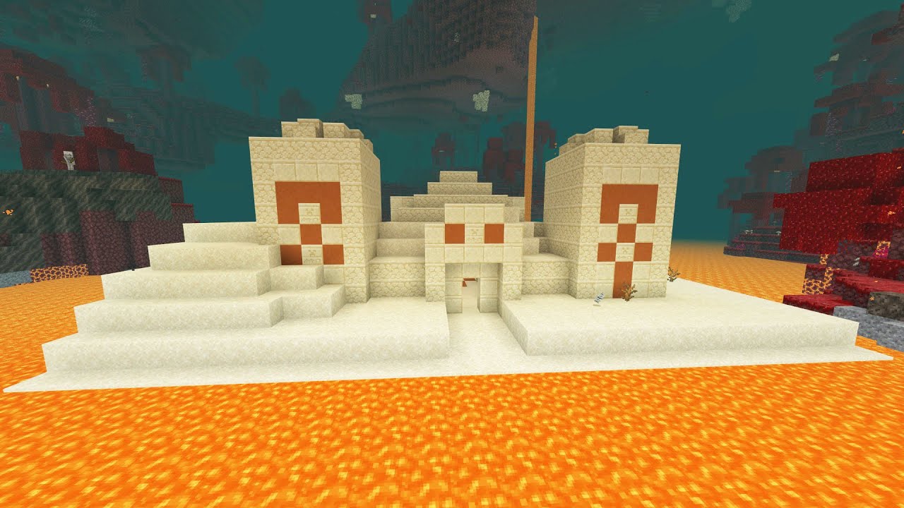 I Transferred a Desert Temple to the Nether in Minecraft... - YouTube