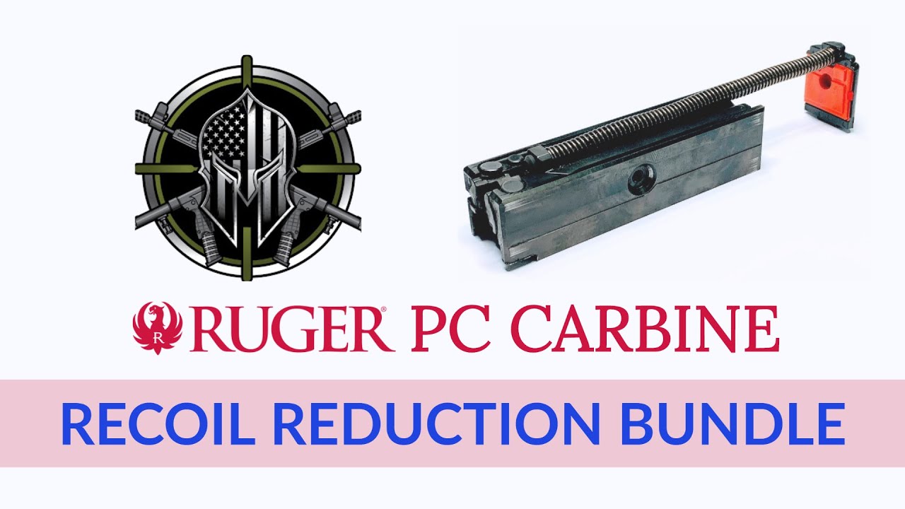 Ruger PC Carbine Recoil Reduction Bundle = Shock Buffer + Extra Power ...