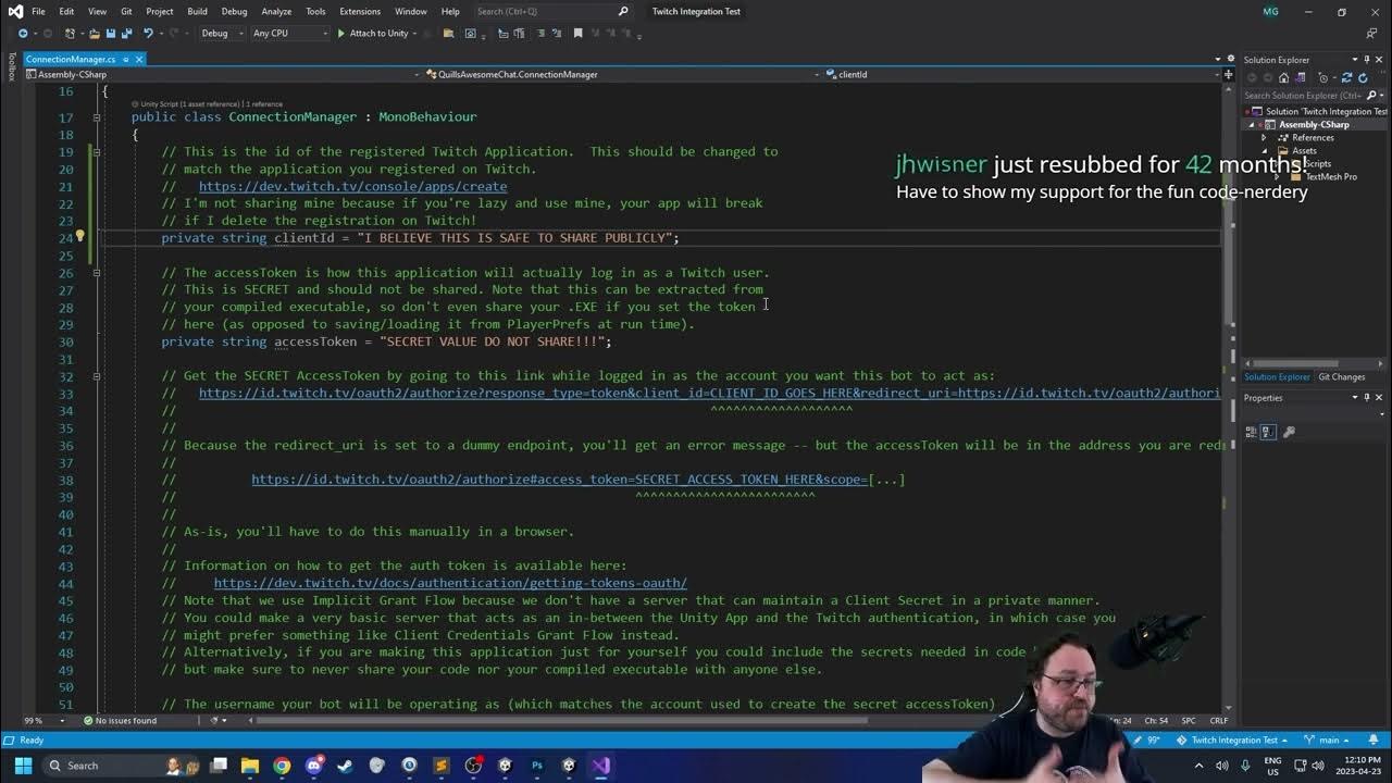 Unity + Twitch Chat Integration - YouTube