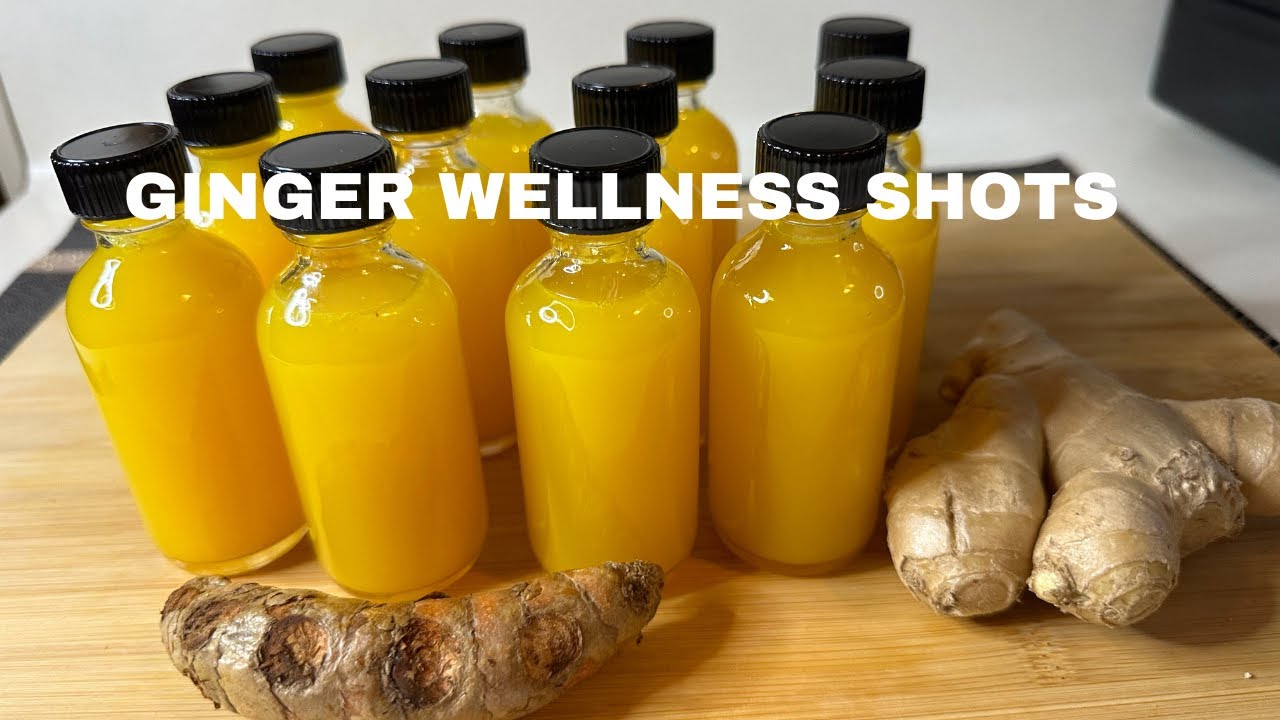 Ginger Turmeric Immune Boosting, Anti Inflammatory Wellness Shots - YouTube