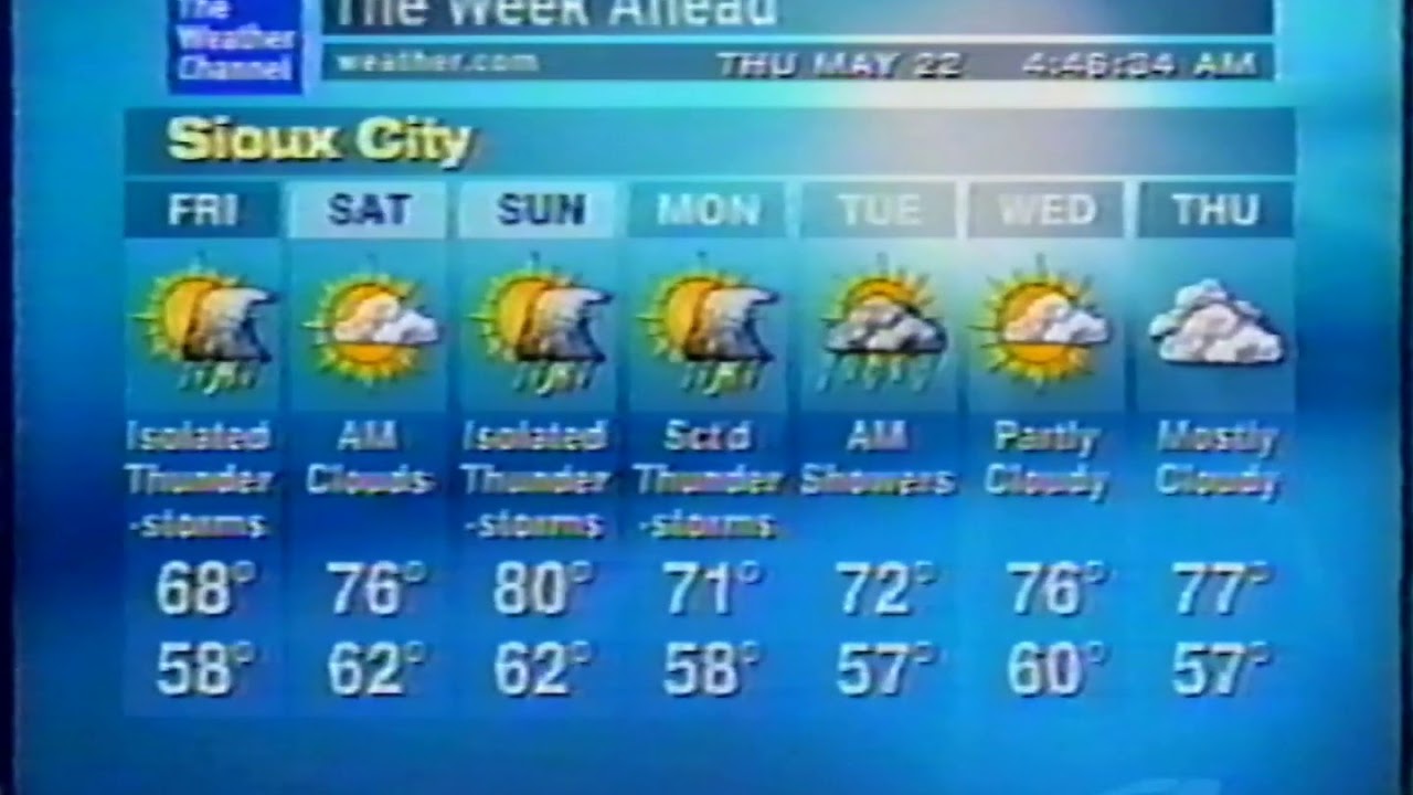 Weather Star XL (v3) Simulation - May 22, 2020 - YouTube