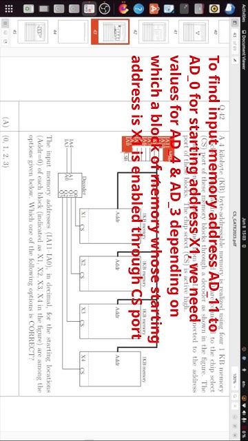 How to calculate corresponding input memory address for starting address of a block of memory # ...