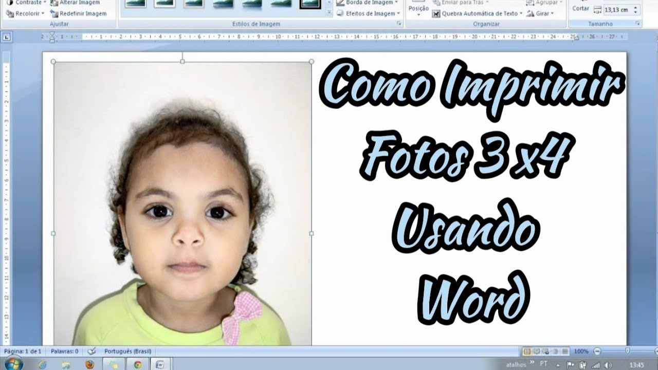 Fotos 3X4 Usando O Word YouTube Fotos 3X4 Usando O Word YouTube