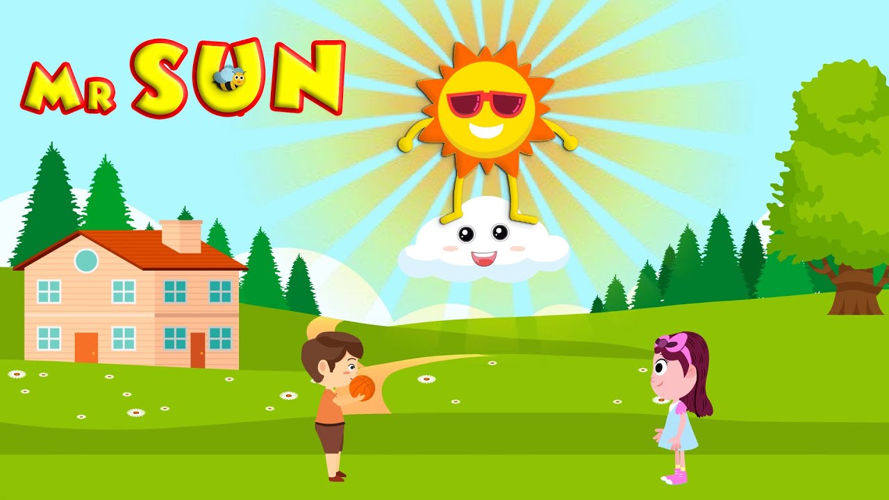 Mr. Sun | Songs for kids | Nursery rhymes & children songs | kidsart ...
