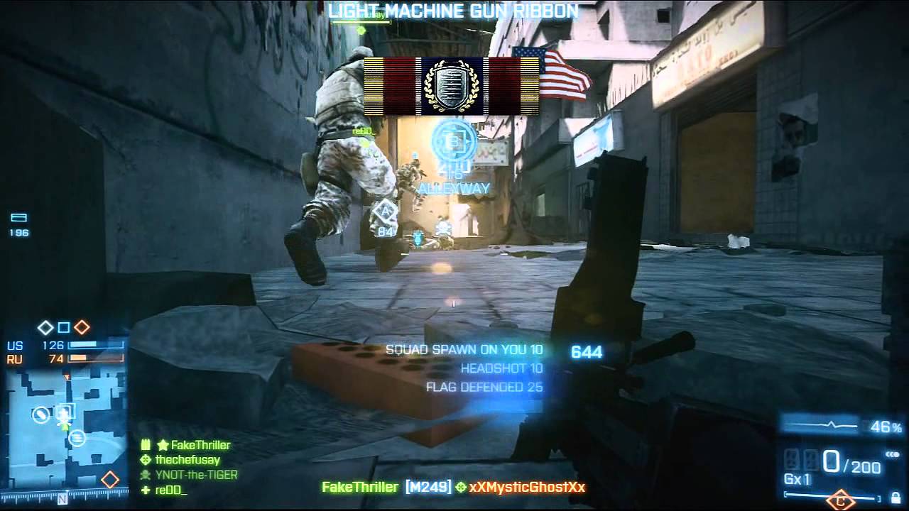 BF3: Grand Bazaar Conquest! Support Class FTW! - YouTube